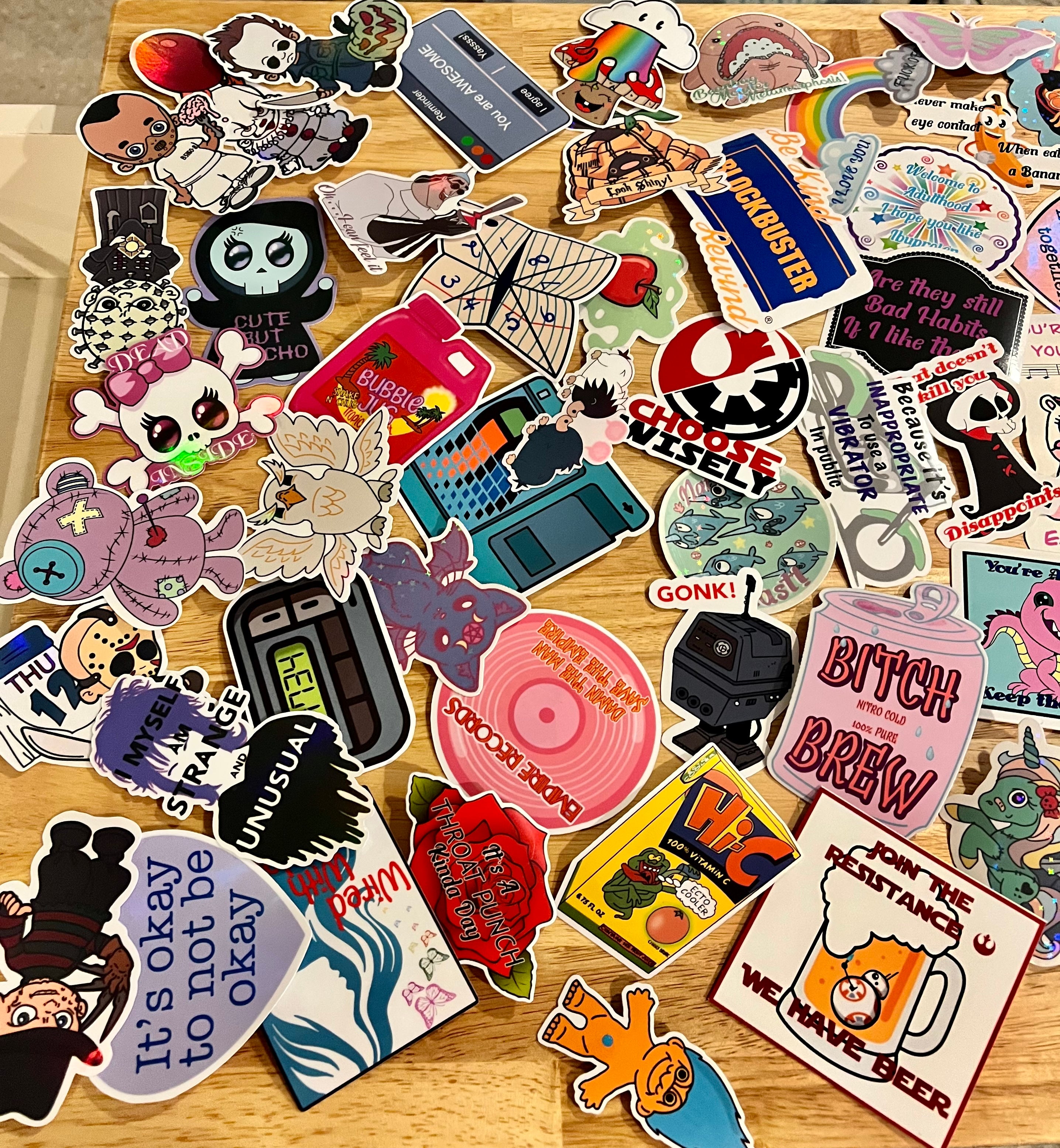 All the Stickers! – Graceful Darkness LLC